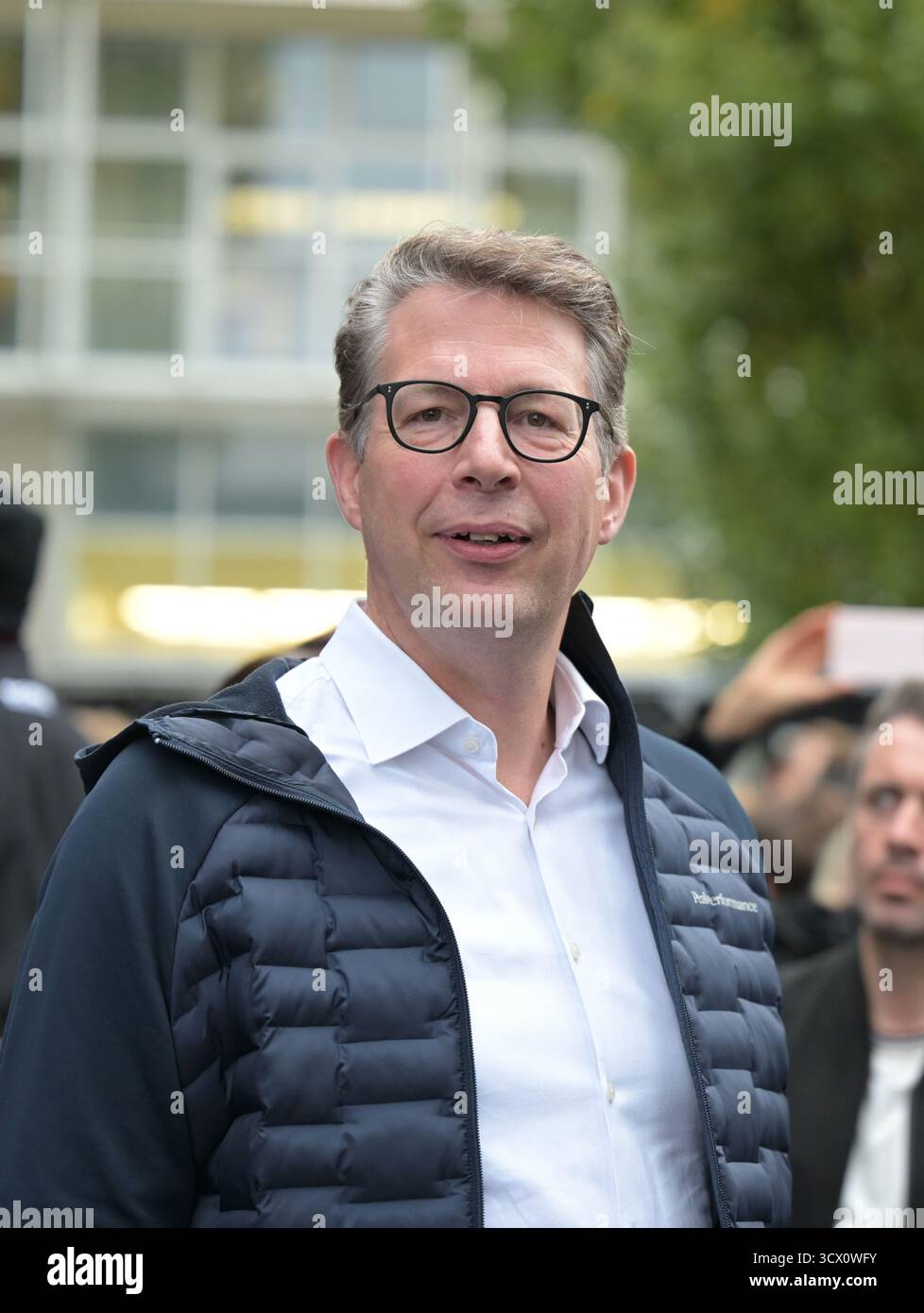 Garching, Germany. 13th Oct, 2025. Markus Blume (CSU), Bavarian ...
