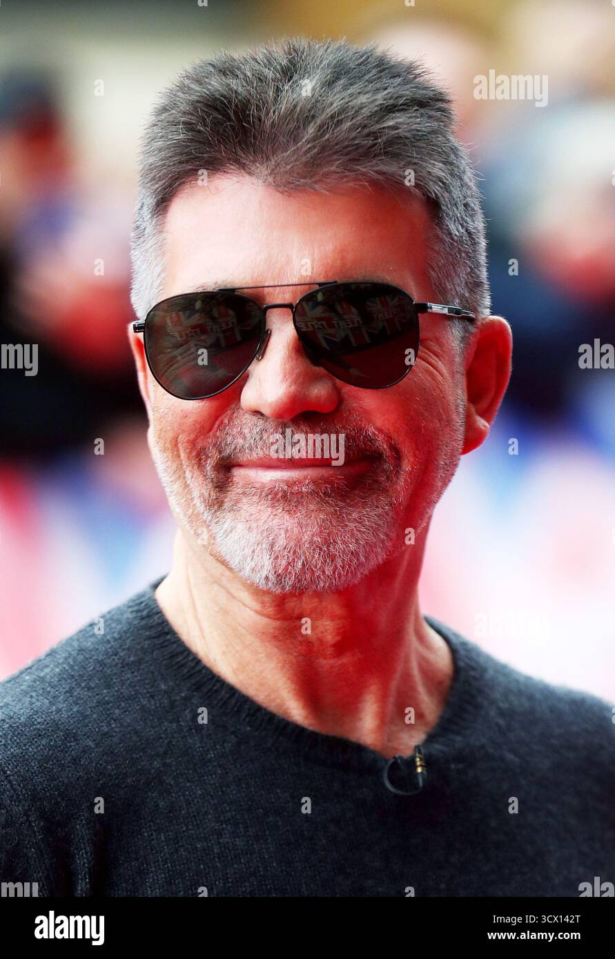 Simon Cowell arriving for the Britain's Got Talent auditions at the ...