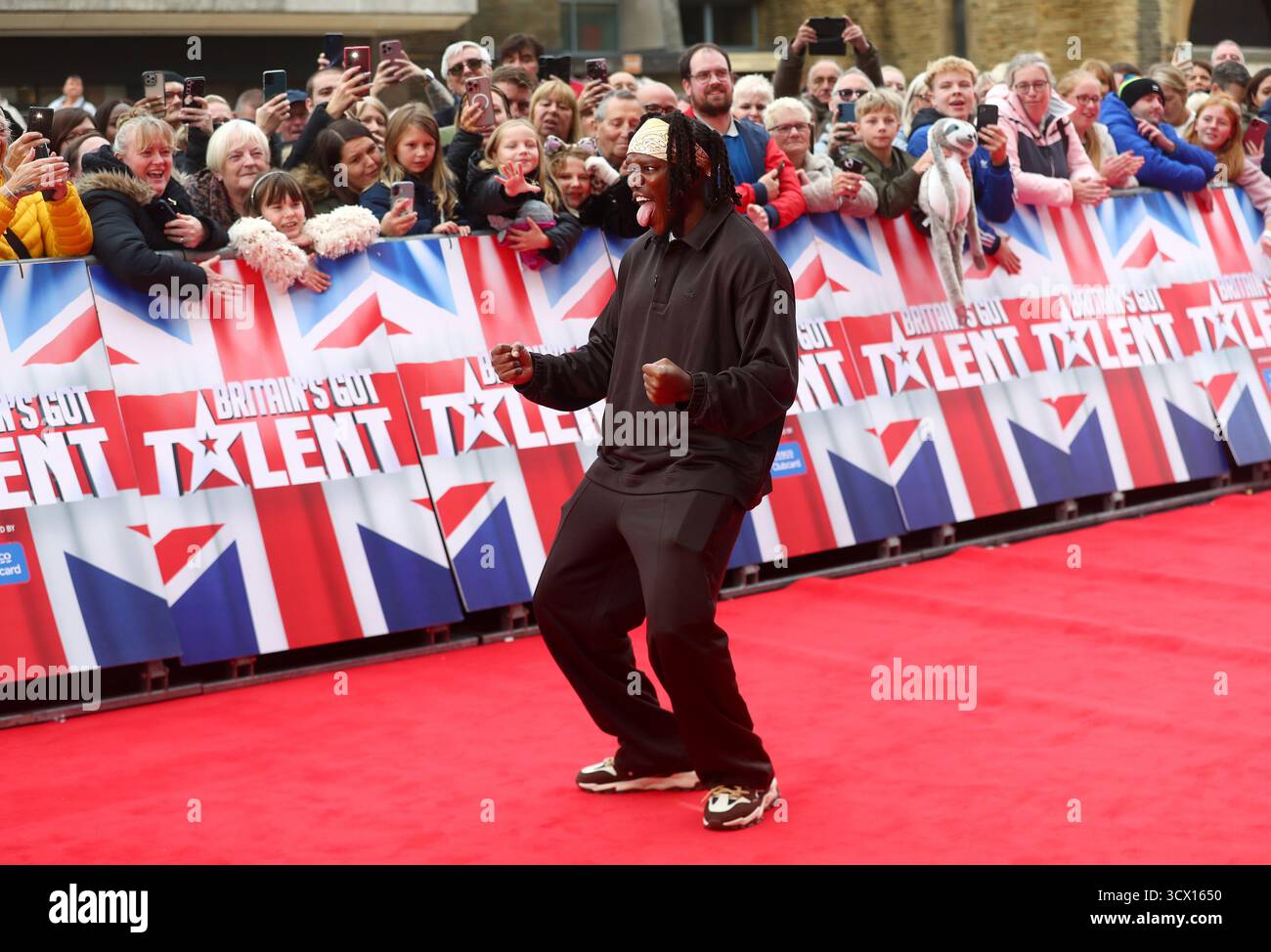 KSI arriving for the Britain's Got Talent auditions at the Winter ...
