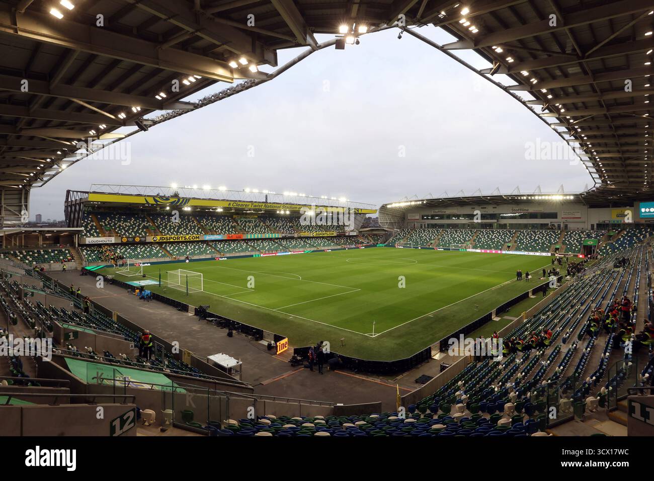 A general view from inside the stadium ahead of the FIFA World Cup ...