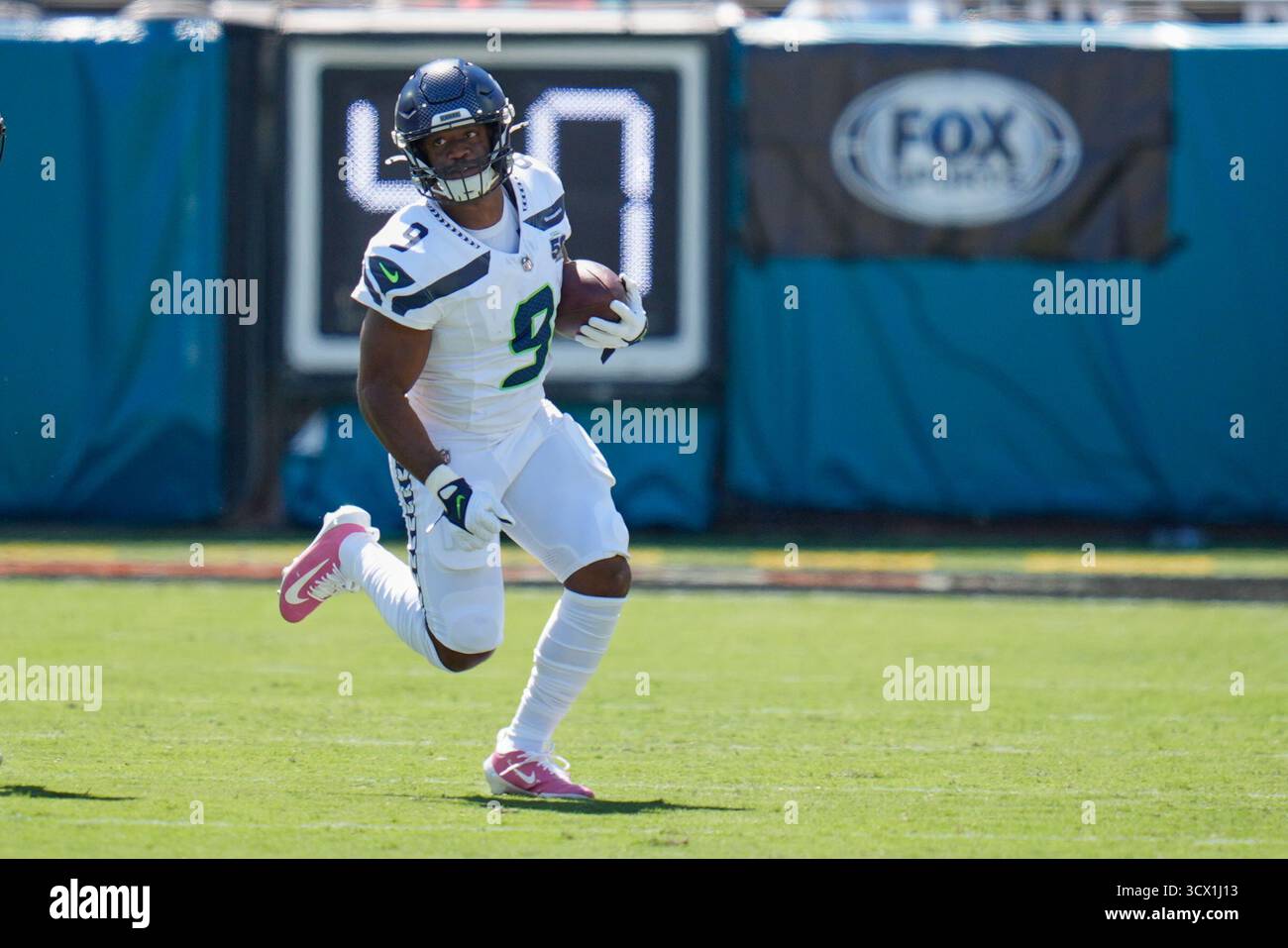 Seattle Seahawks running back Kenneth Walker III gains yardage against ...