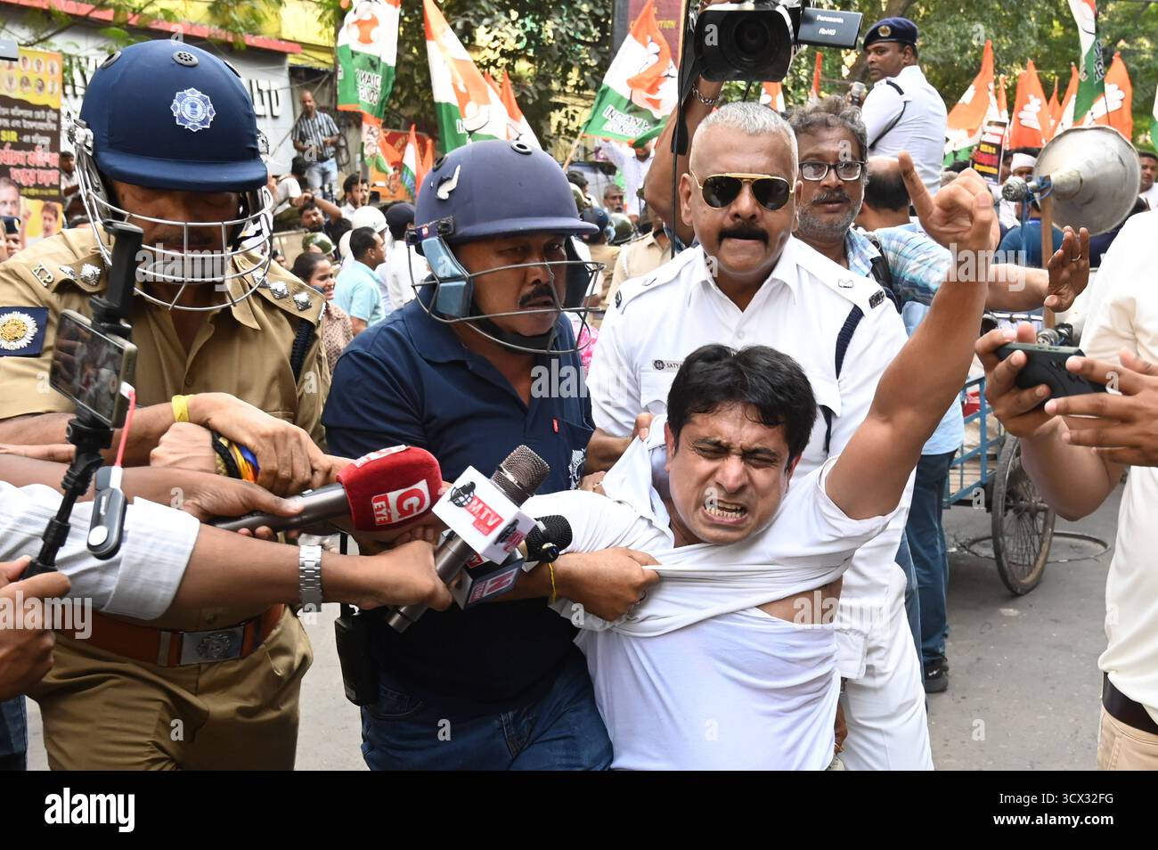 KOLKATA, INDIA - OCTOBER 13: Kolkata Police detains National Youth ...