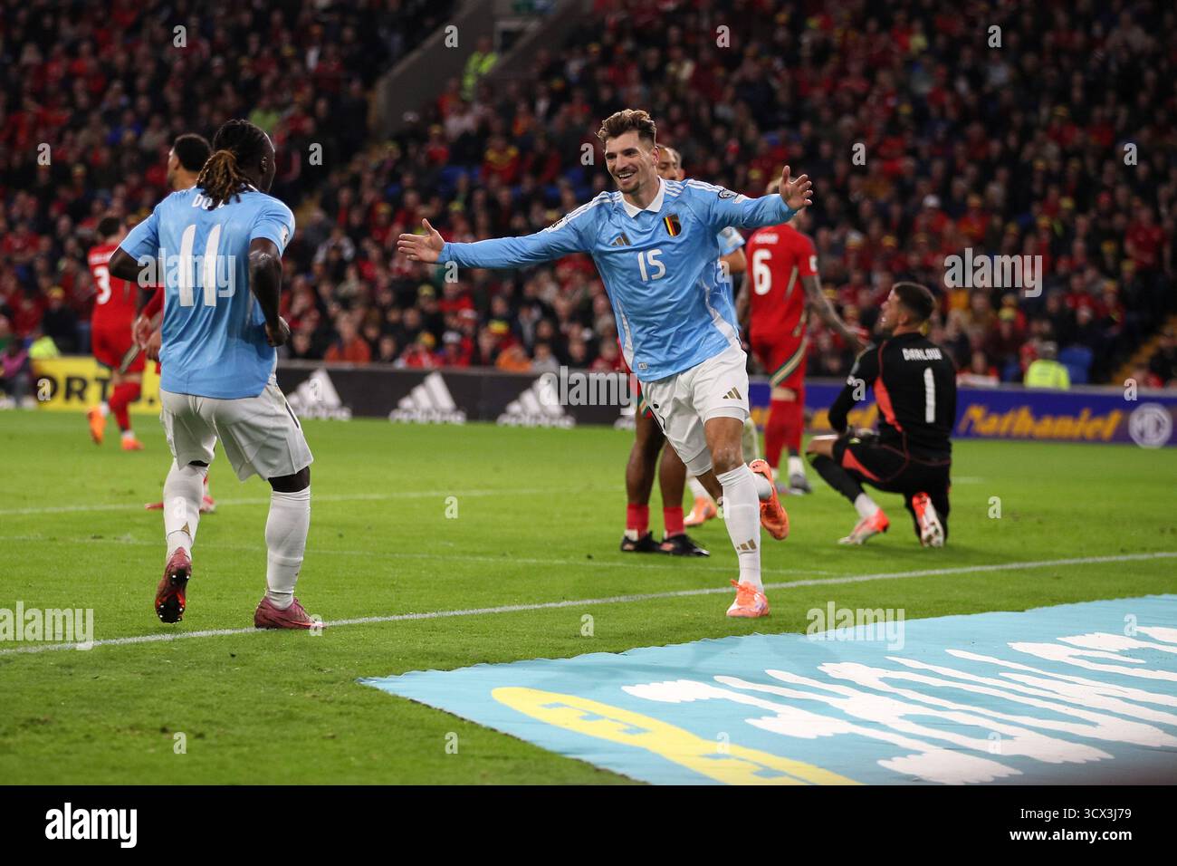 Thomas meunier celebrates hi-res stock photography and images - Alamy