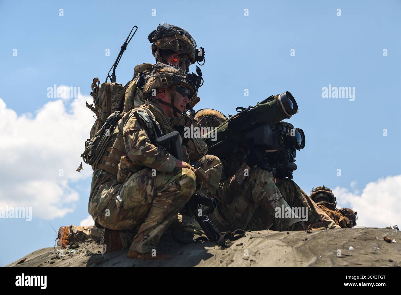 U.S. Army Spc. Dustin Green, a Cavalry Scout assigned to the 1st ...