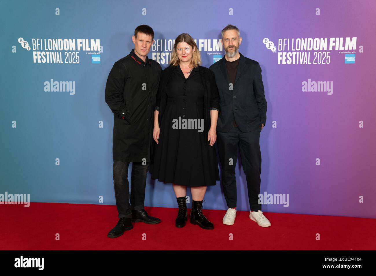 Matt Smith, Isabella Eklof and Pete Jackson attending the screening of ...