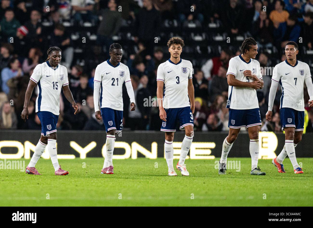 13th October 2025; Pride Park, Derby, Midlands, England; UEFA European ...