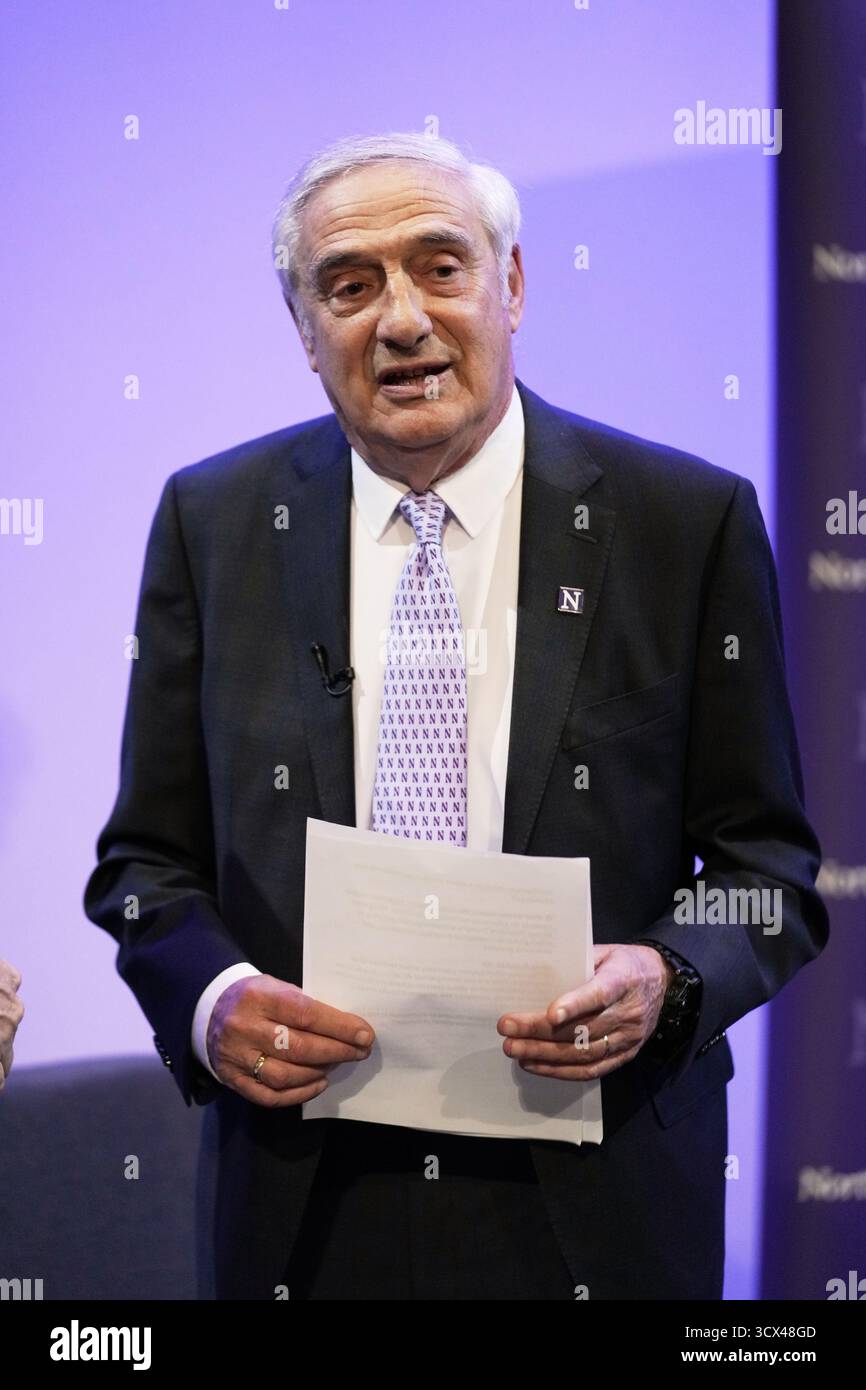 Joel Mokyr talks with school faculty after winning the Nobel prize in ...