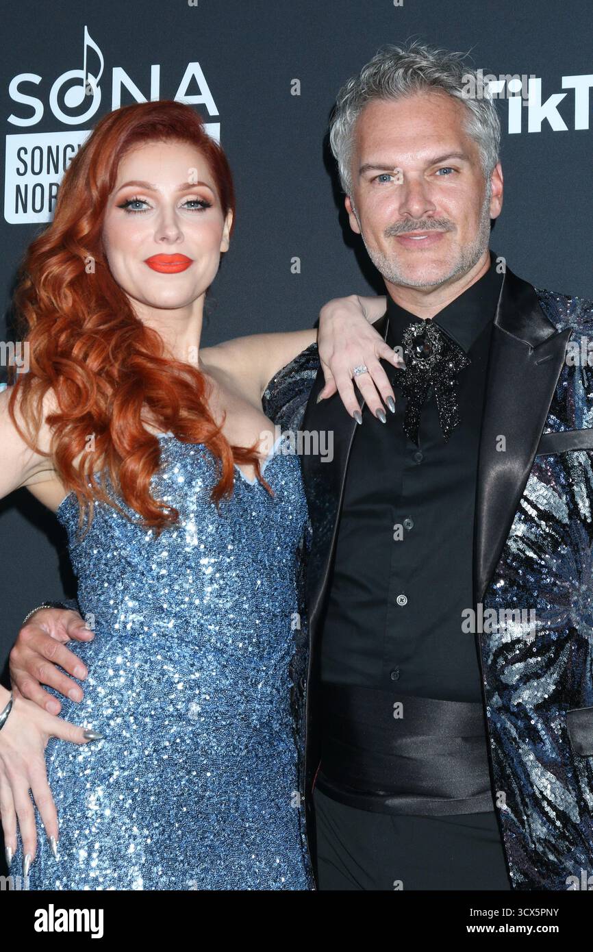 Los Angeles, USA. 12, October, 2025. Pictured left to right, Bonnie ...