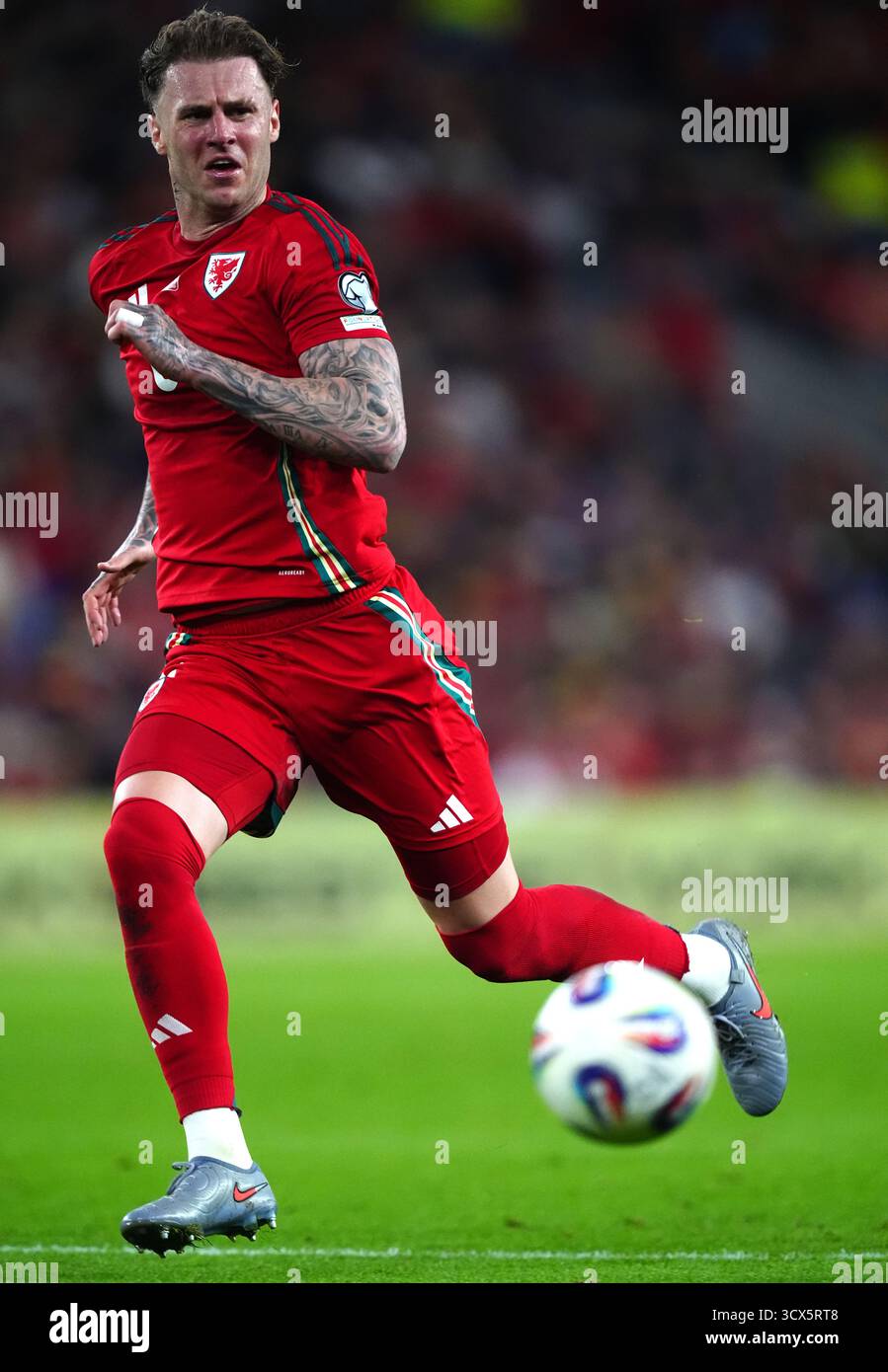 Wales' Joe Rodon during the FIFA World Cup European Qualifying match at ...