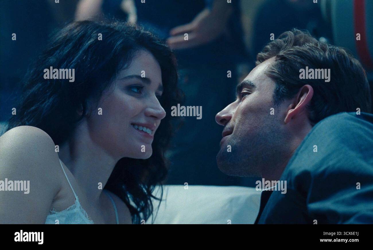 JAY KELLY, from left: Eve Hewson, Charlie Rowe, 2025. © Netflix ...