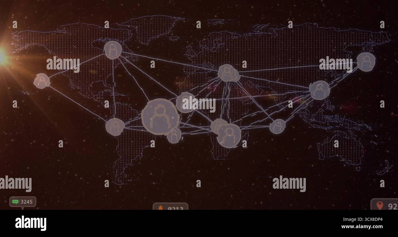 Connecting central hub node hi-res stock photography and images - Alamy