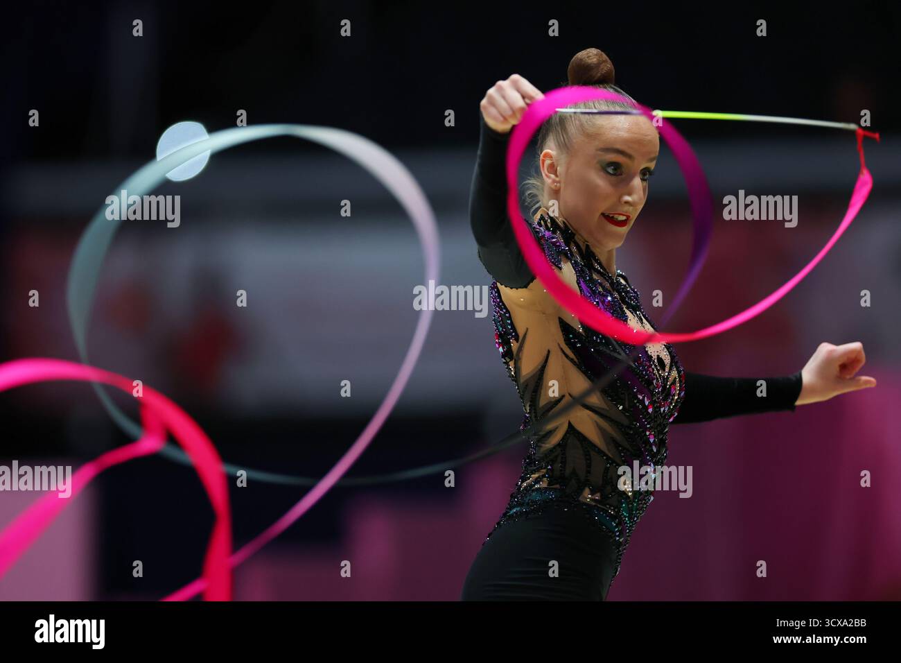Tokyo, Japan. 12th Oct, 2025. Polina Karika (UKR) Rhythmic Gymnastics ...