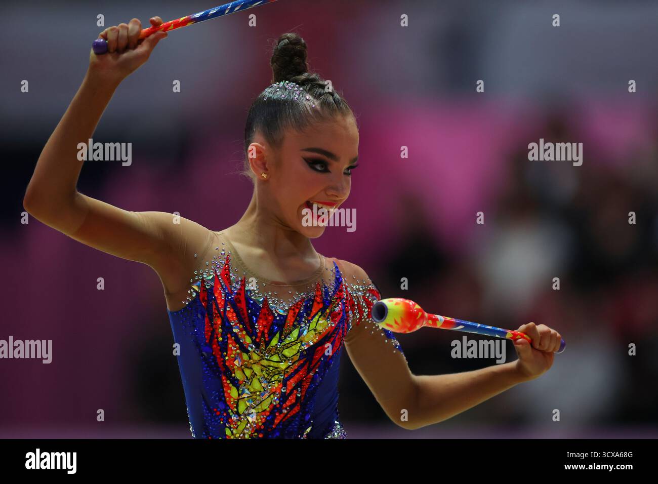 Tokyo, Japan. 13th Oct, 2025. Kseniia Savinova (AIN) Rhythmic ...