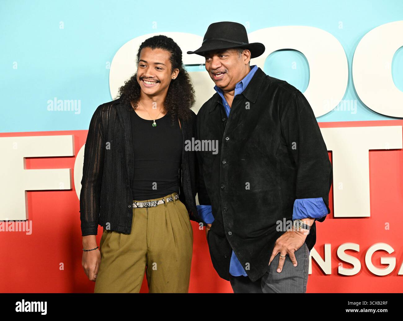 Travis Tyson, left, and Neil deGrasse Tyson attend the special ...