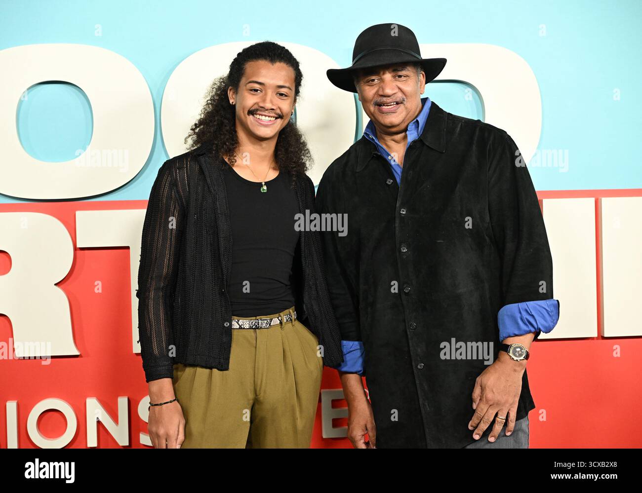 Travis Tyson, left, and Neil deGrasse Tyson attend the special ...