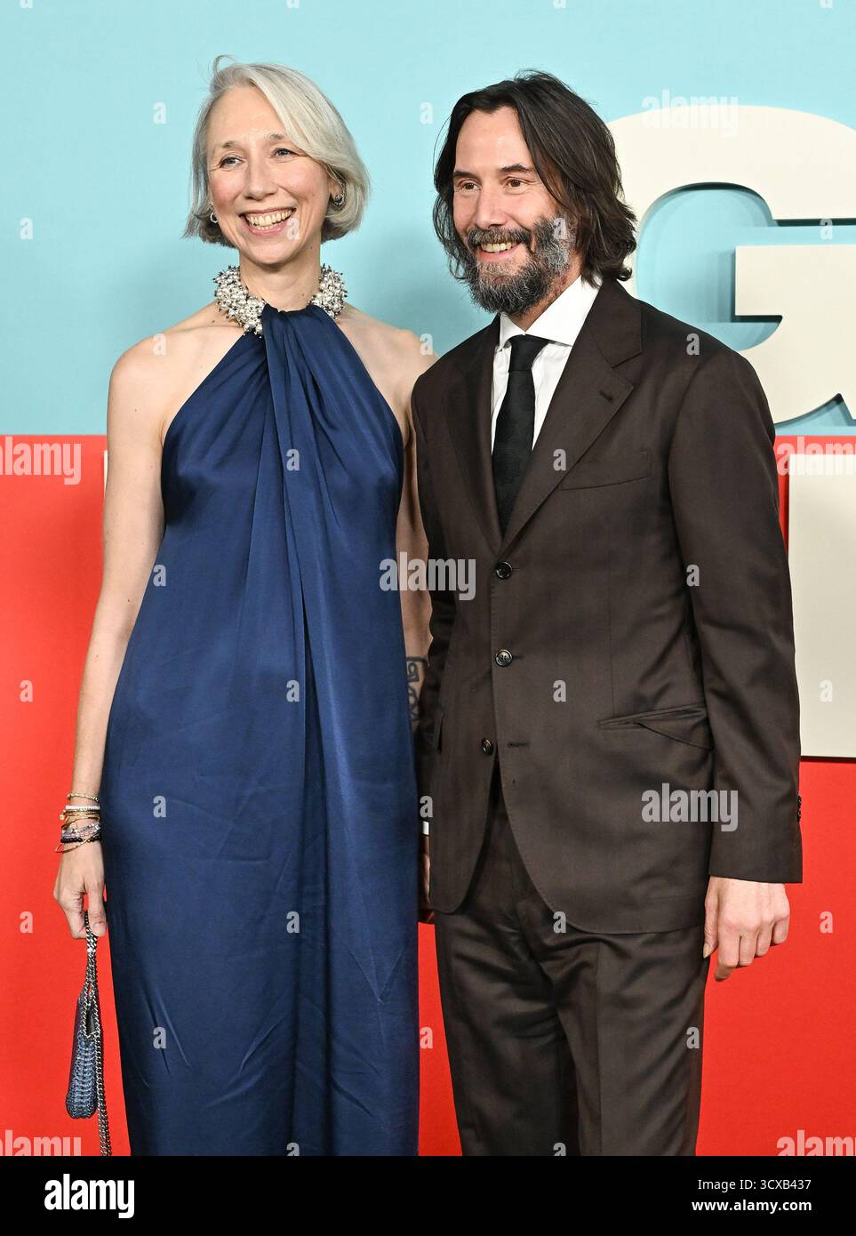 Keanu Reeves, right, and Alexandra Grant attend the special screening ...
