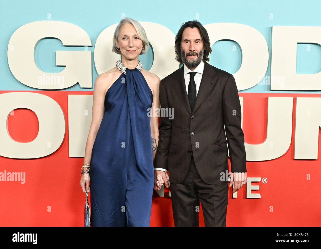 Keanu Reeves, right, and Alexandra Grant attend the special screening ...
