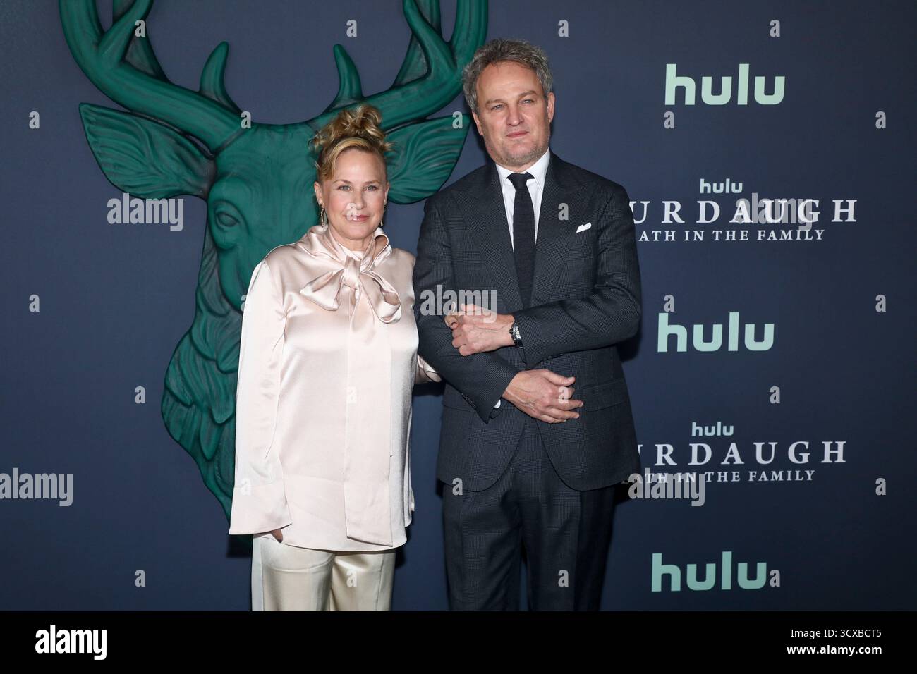 Actors Patricia Arquette, left, and Jason Clarke attend the premiere of ...