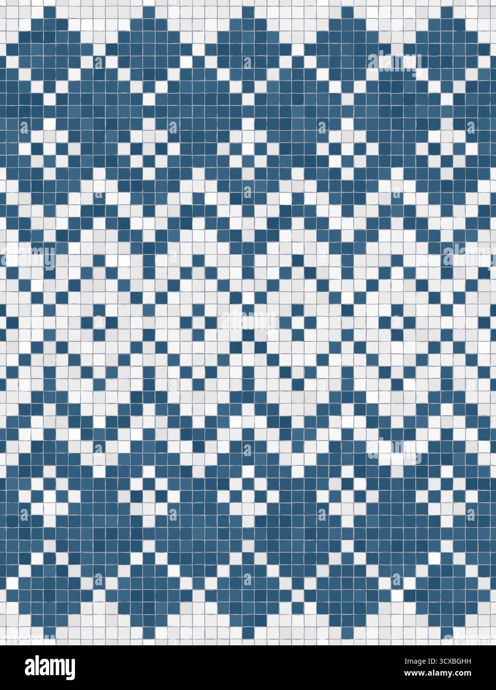 Scandinavian style seamless mosaic tiles pattern Stock Vector Image ...