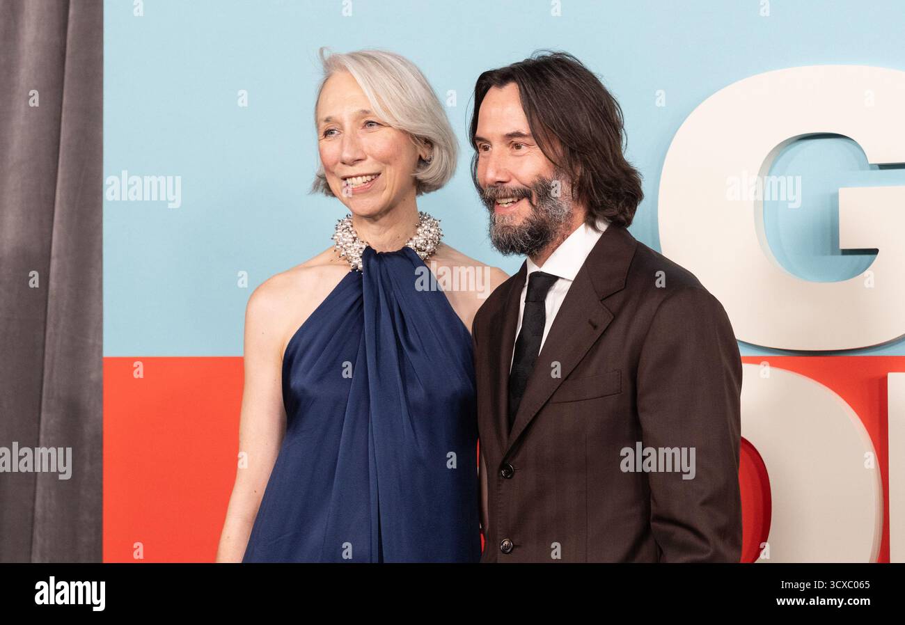 Alexandra Grant and Keanu Reeves attend Lionsgate's 'Good Fortune ...