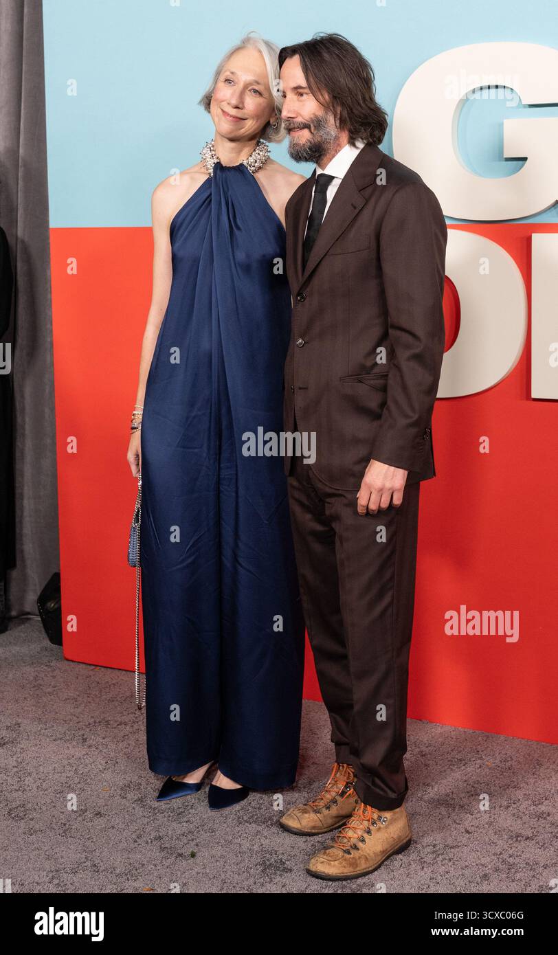 Alexandra Grant and Keanu Reeves attend Lionsgate's 'Good Fortune ...