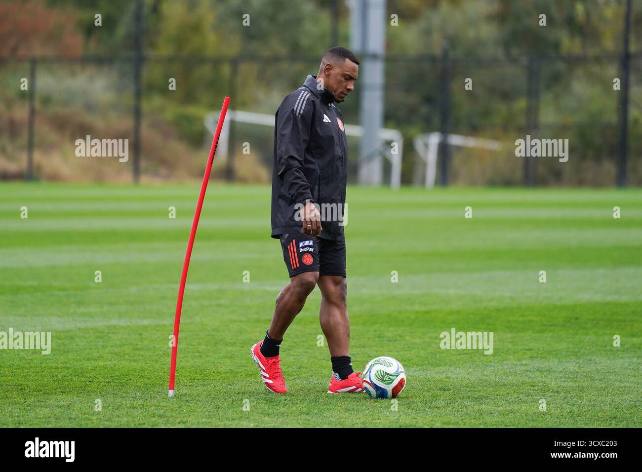 Harrison, United States. 13th Oct, 2025. Amaranto Perea Assistant coach ...