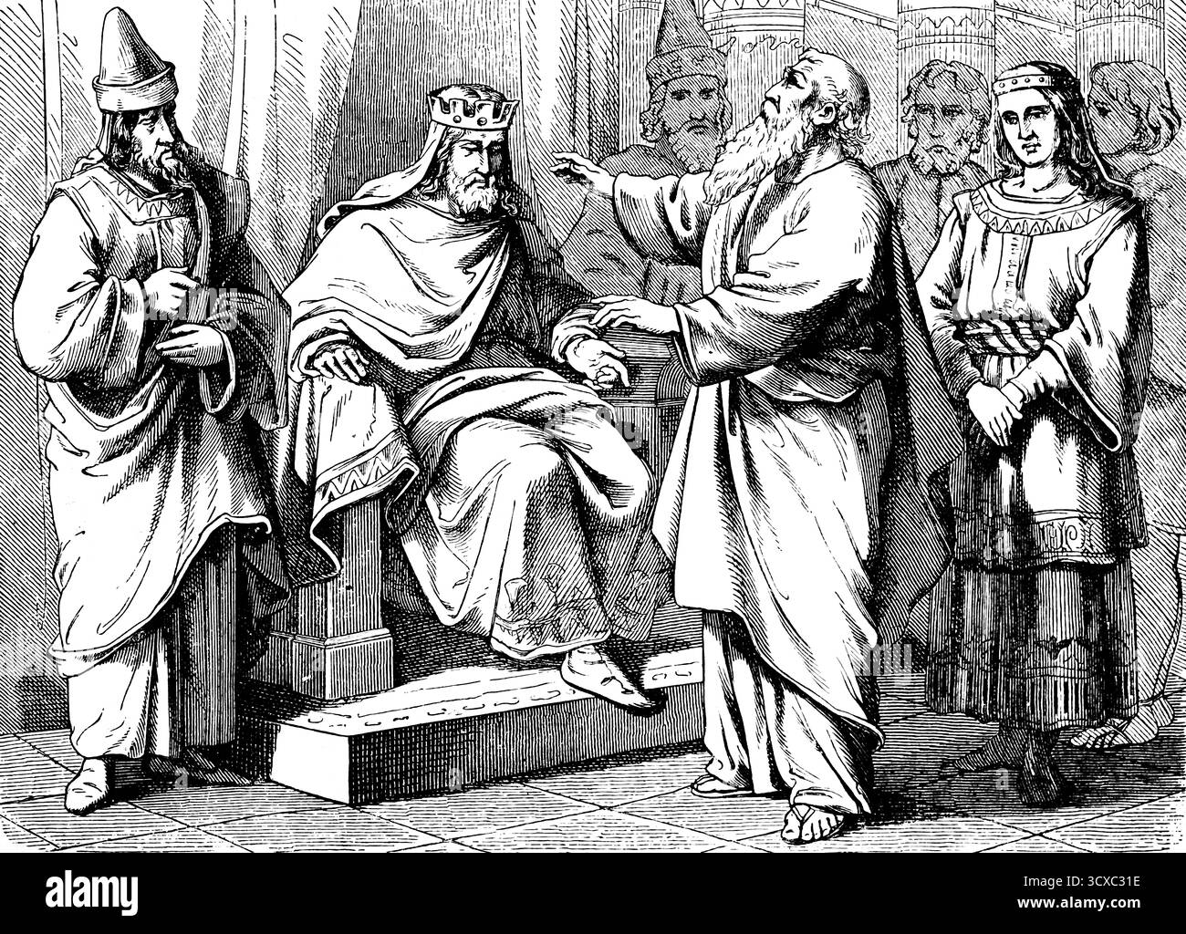 Egyptian king crown Black and White Stock Photos & Images - Alamy
