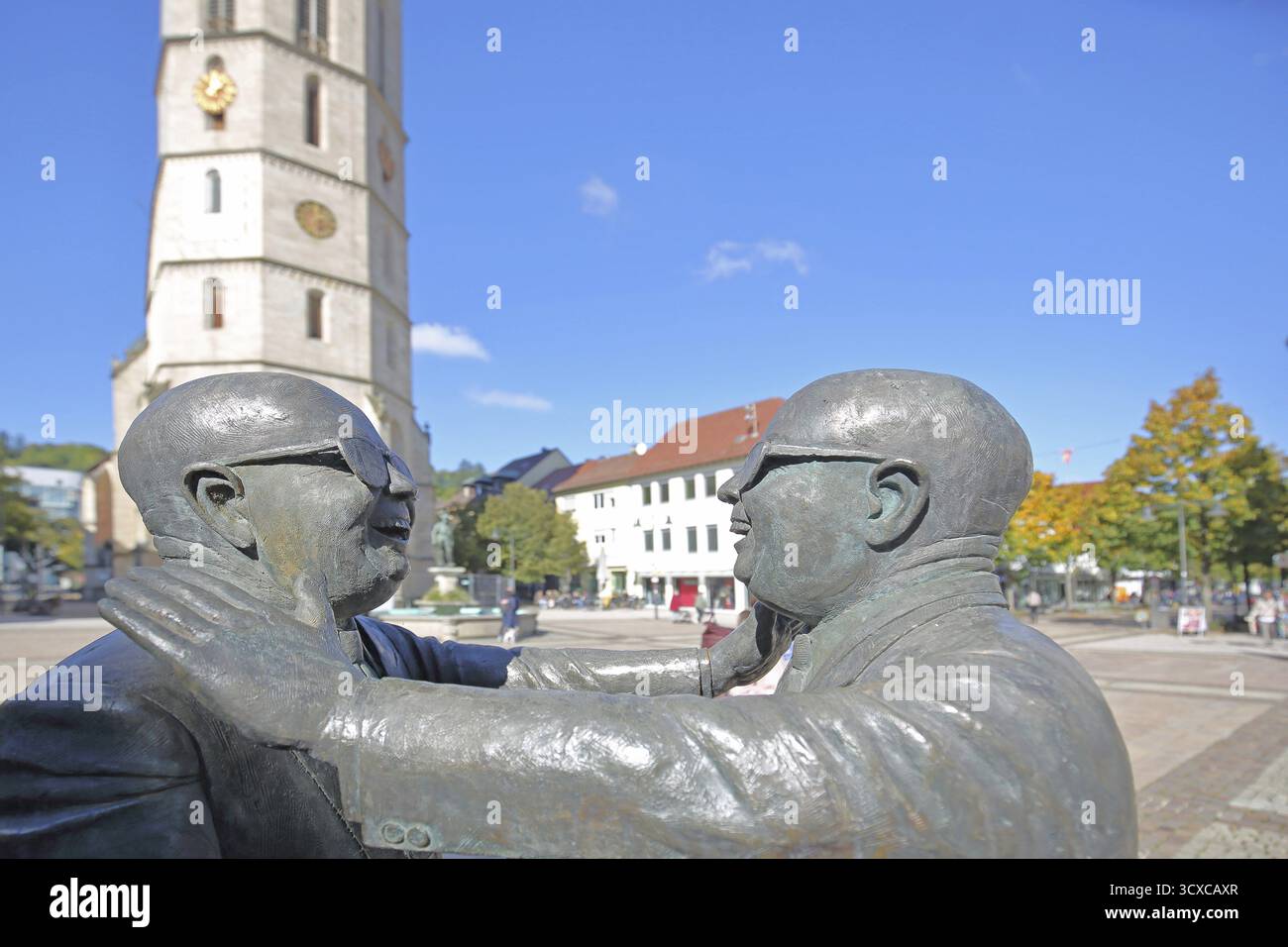 Sculpture Manus manum lavat by Guido Messer 1986 - One hand washes the ...