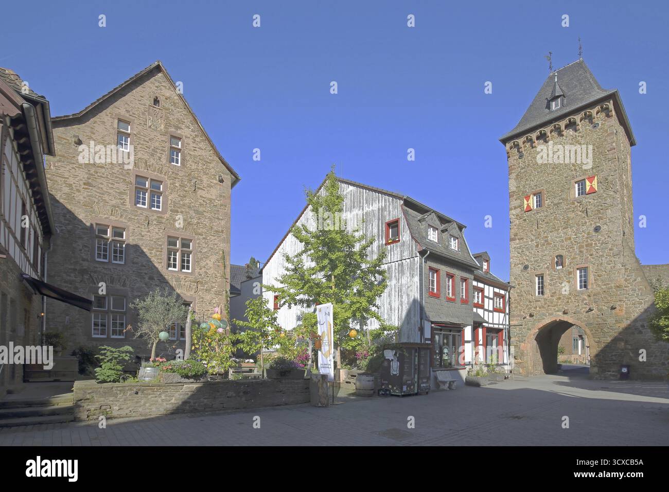 Werther Tor built in 1416 and building, town gate, defence defence ...