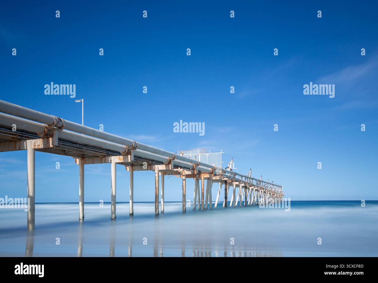 Pipes pumping sand beach hi-res stock photography and images - Alamy