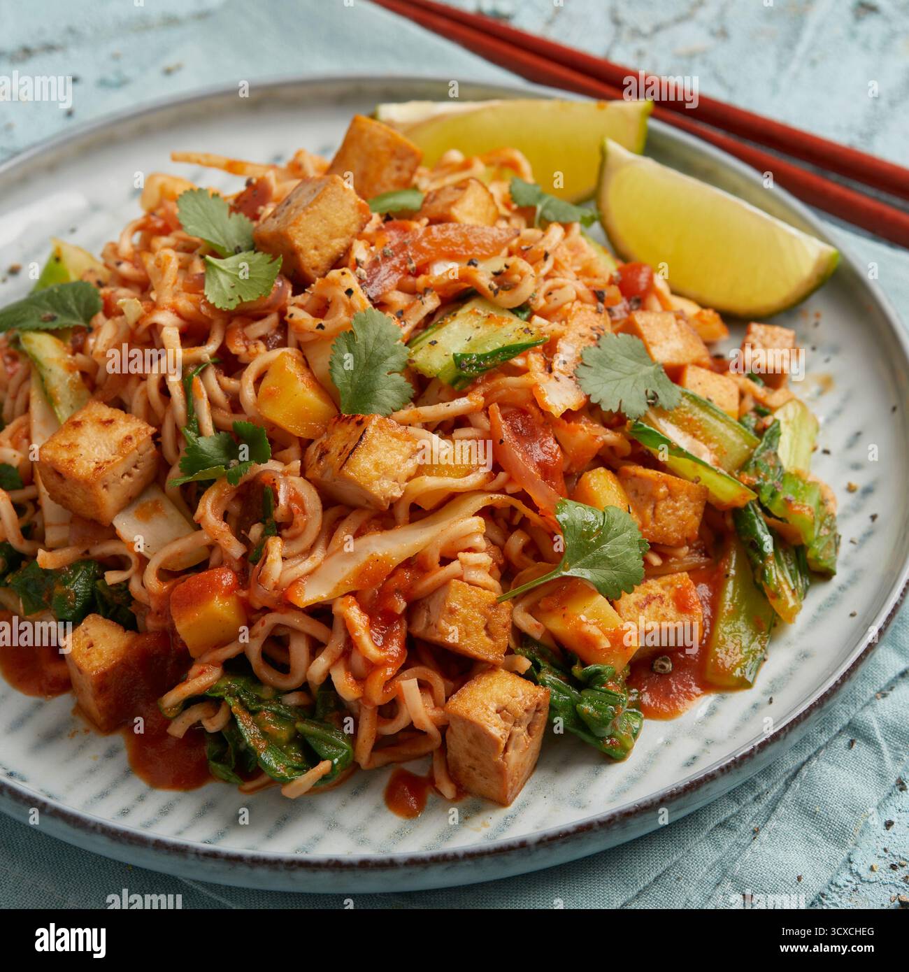 Mee Goreng Merah Stock Photo - Alamy