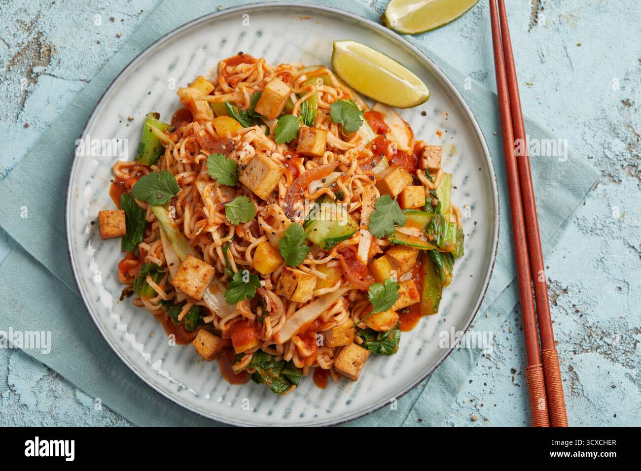Mee Goreng Merah Stock Photo - Alamy
