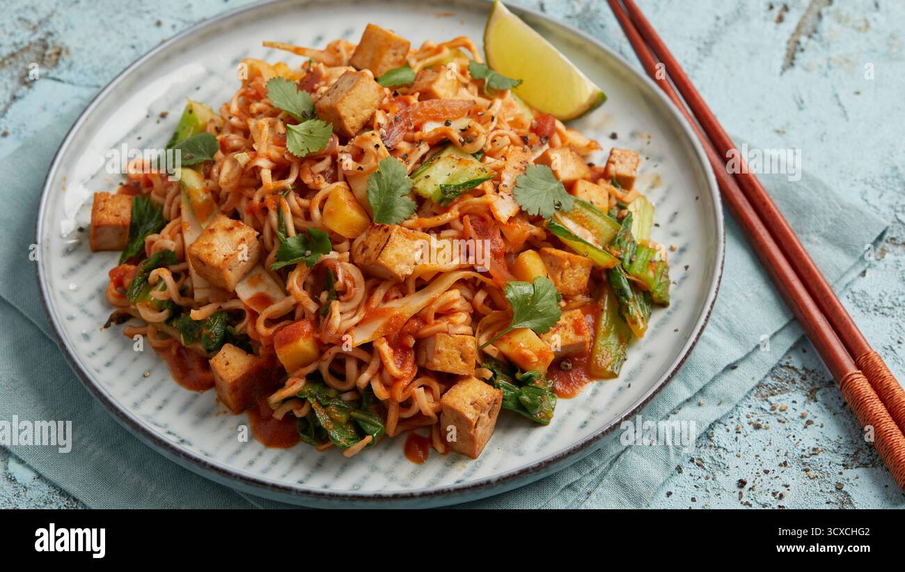 Mee Goreng Merah Stock Photo - Alamy