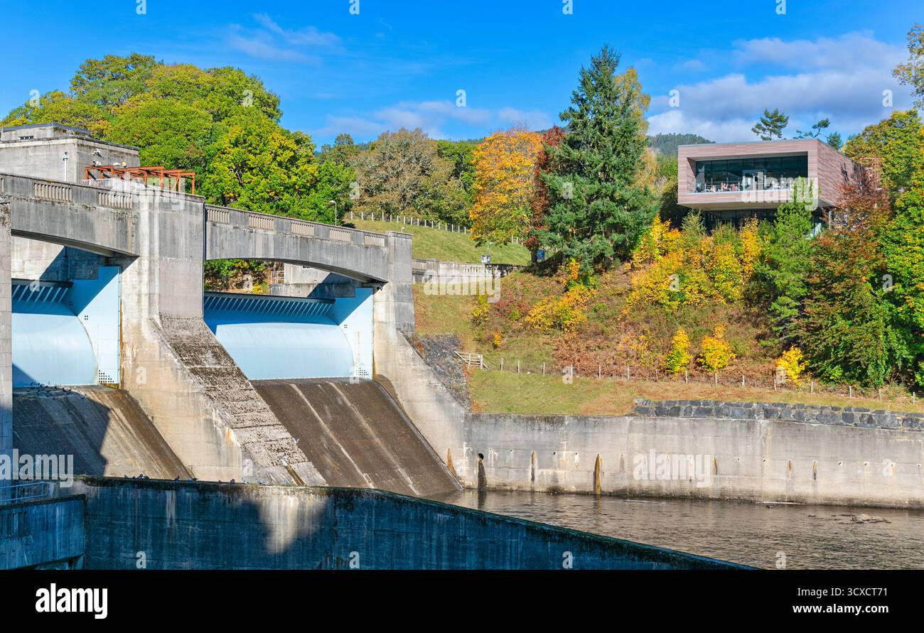 Pitlochry Perth and Kinross Scotland the Pitlochry Dam Visitor Centre ...