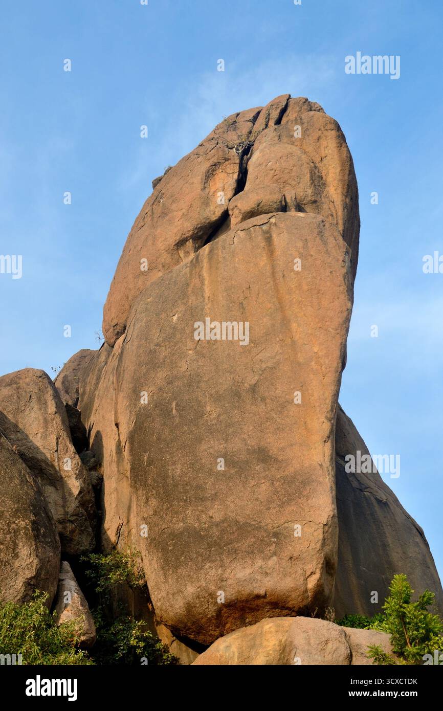 Stone formation near Sri Bhadrakali Temple, is one of the oldest temple ...