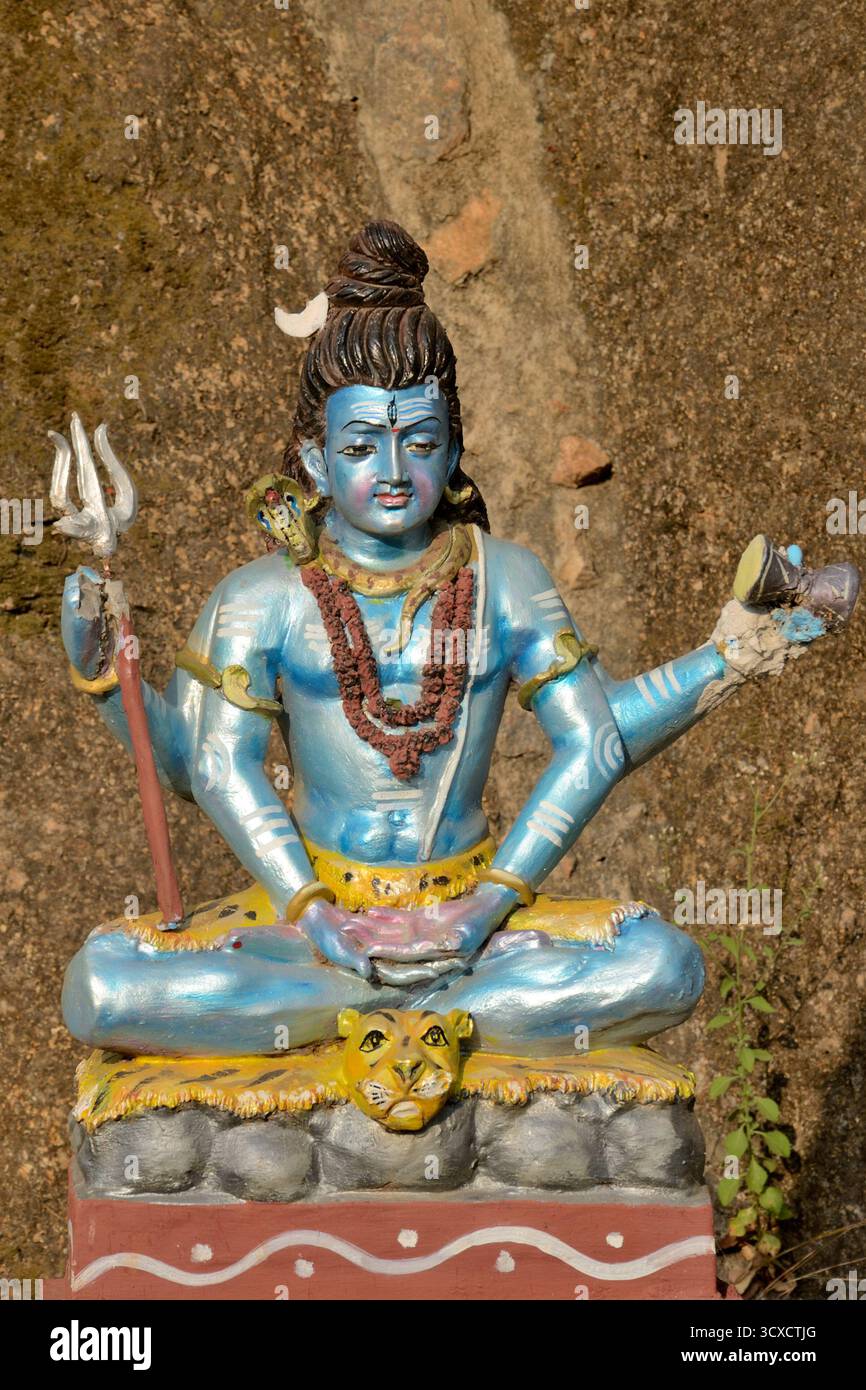 Colourful idols in the Sri Bhadrakali Temple, is one of the oldest ...