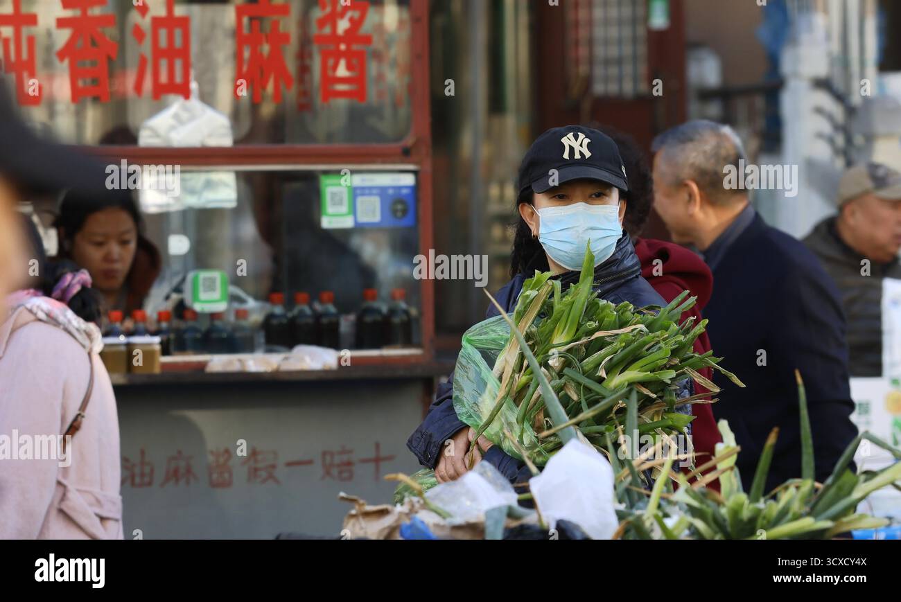 Citizens begin to hoard autumn vegetables for winter in Harbin City ...