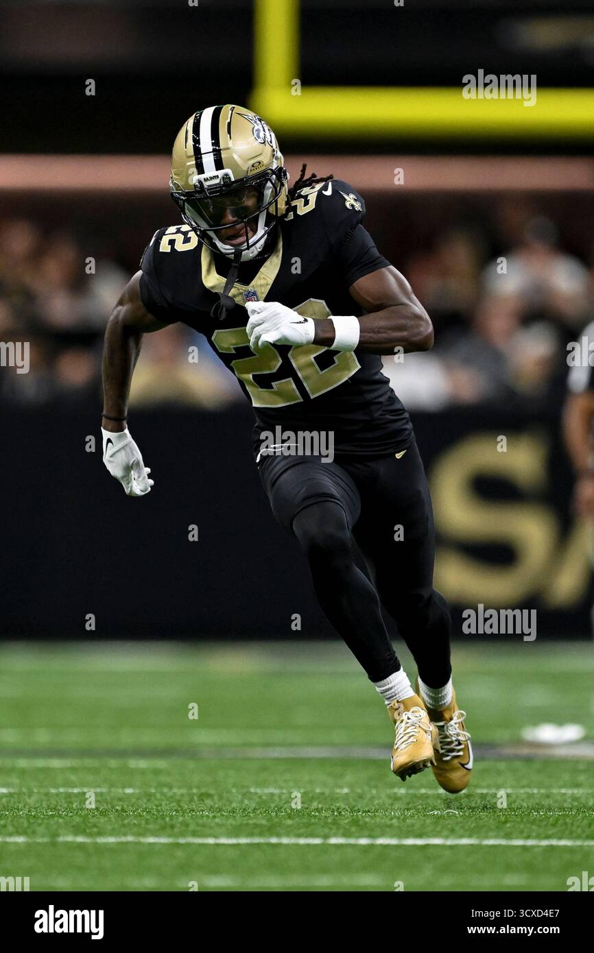 New Orleans Saints wide receiver Rashid Shaheed (22) runs a route ...