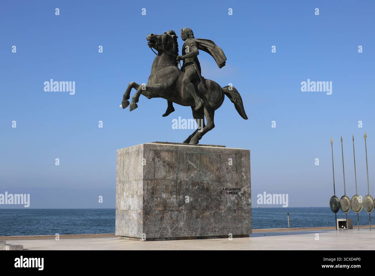 Statue alexander great thessaloniki city hi-res stock photography and ...