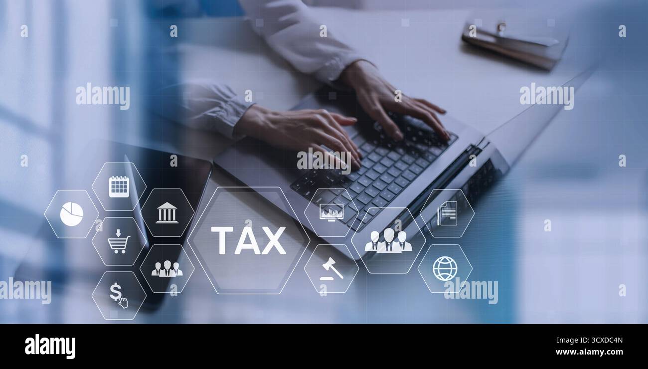 Digital Tax Management and Financial Operations Interface with Mobile ...