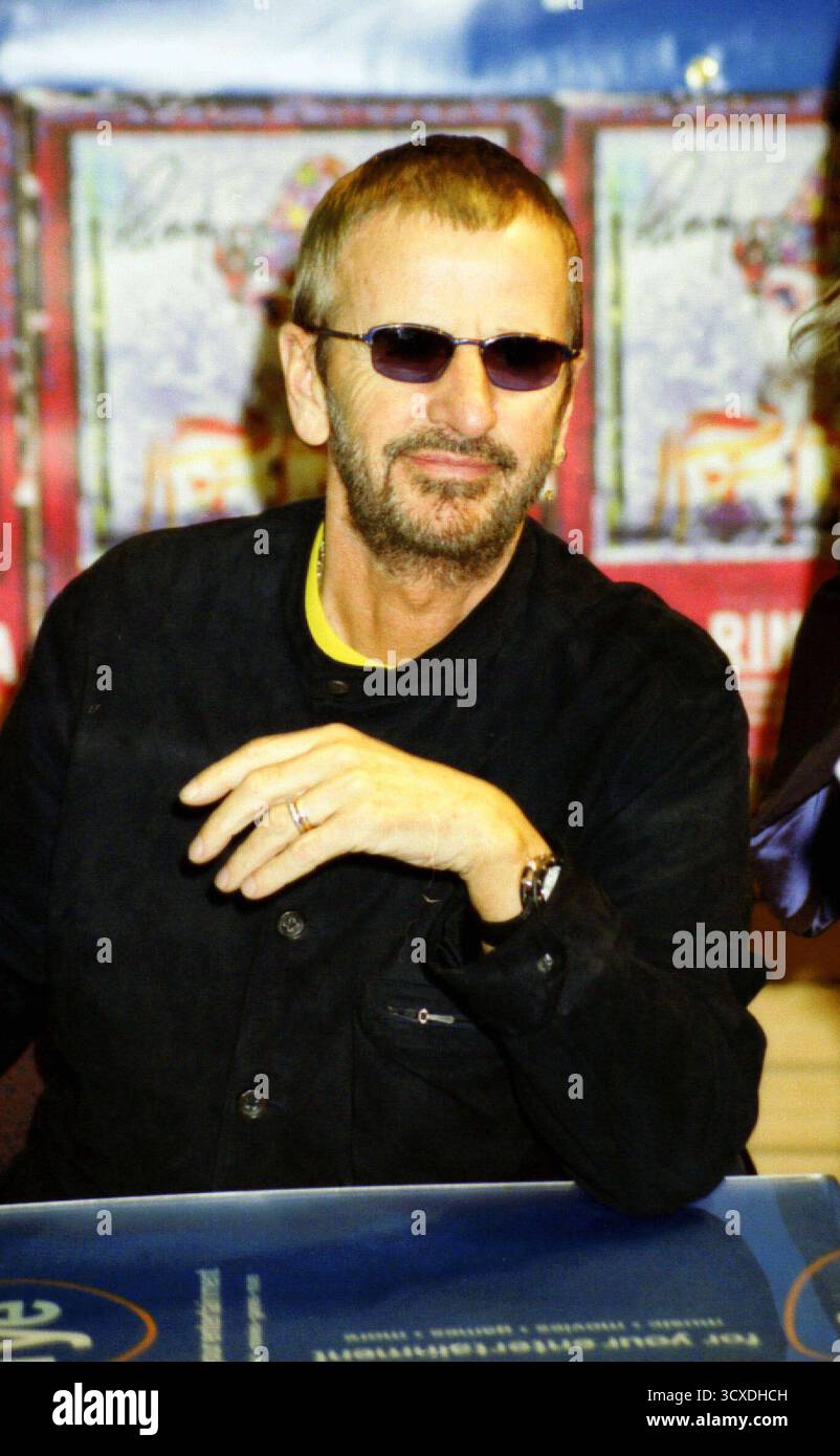 Ringo Starr at a signing at the FYE store to promote his new album ...