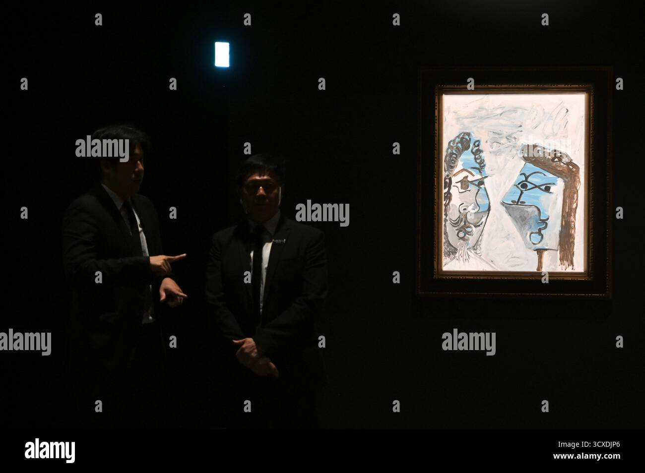Pablo Picasso’s artwork display at Sotheby’s exhibition at Sotheby’s ...