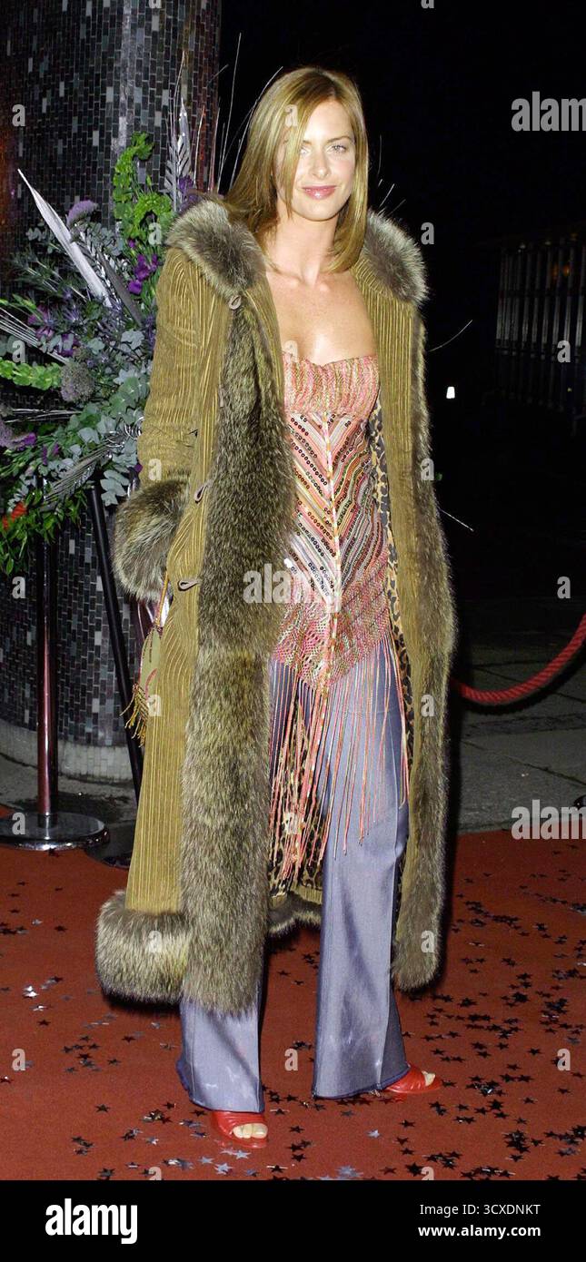 Trinny Woodall at the BBC One 2002 TV Moments, BBC TV Centre, London ...