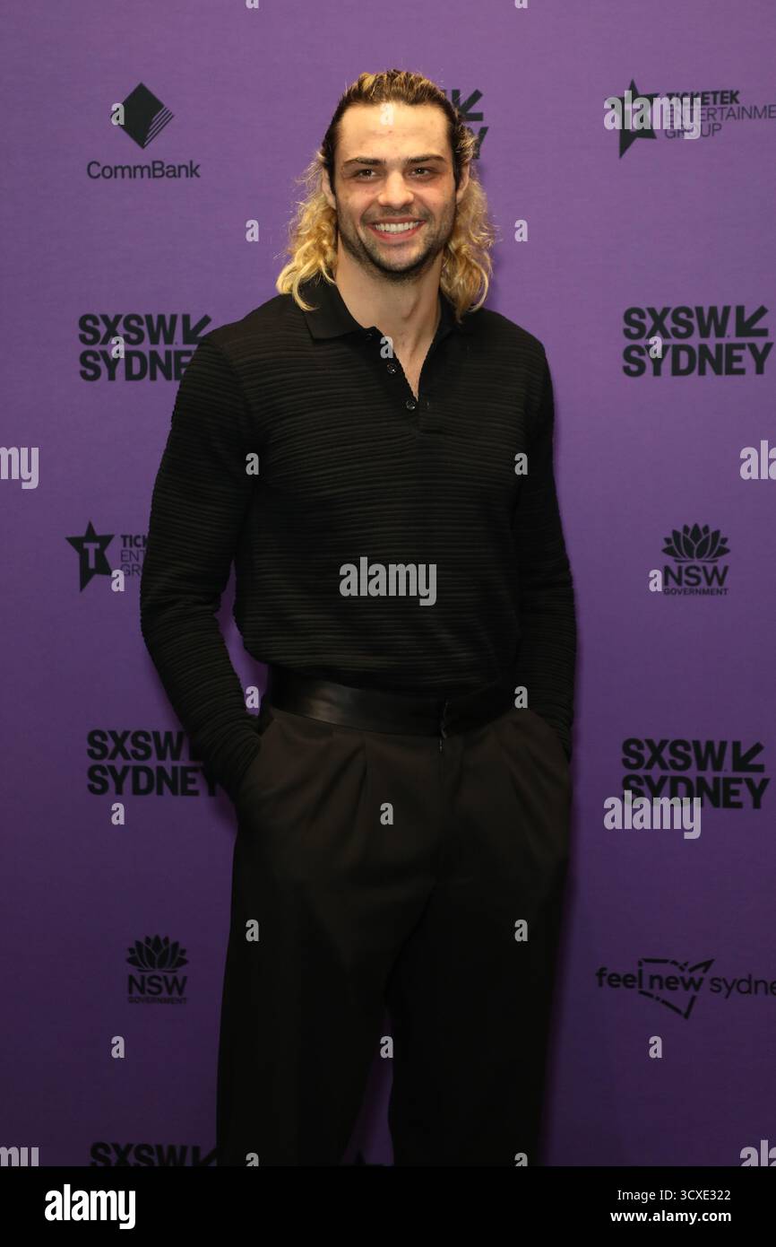 Sydney, Australia. 14th October 2025. Hollywood actor / producer Noah ...