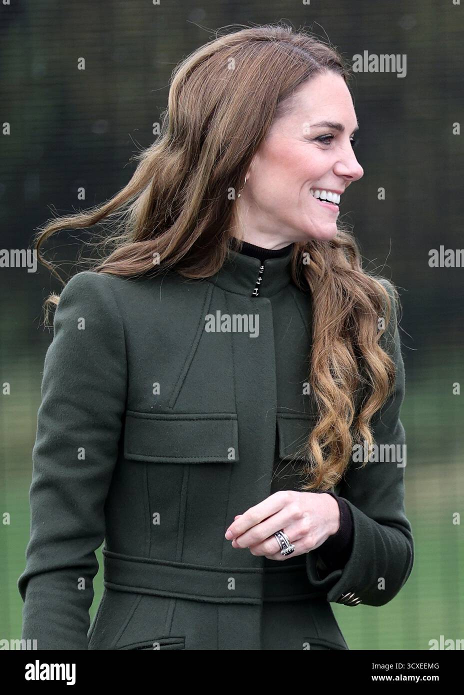 The Princess of Wales takes part in a training scenario during a visit ...