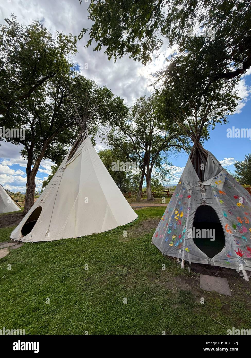 Teepees at the Ute Indian Museum in Montrose, Colorado Stock Photo - Alamy