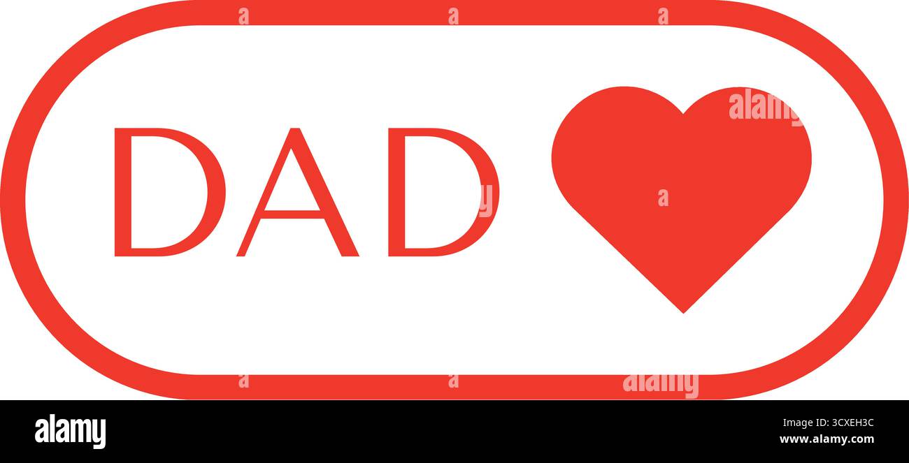 A simple and heartfelt graphic for Father's Day featuring the word 'DAD ...