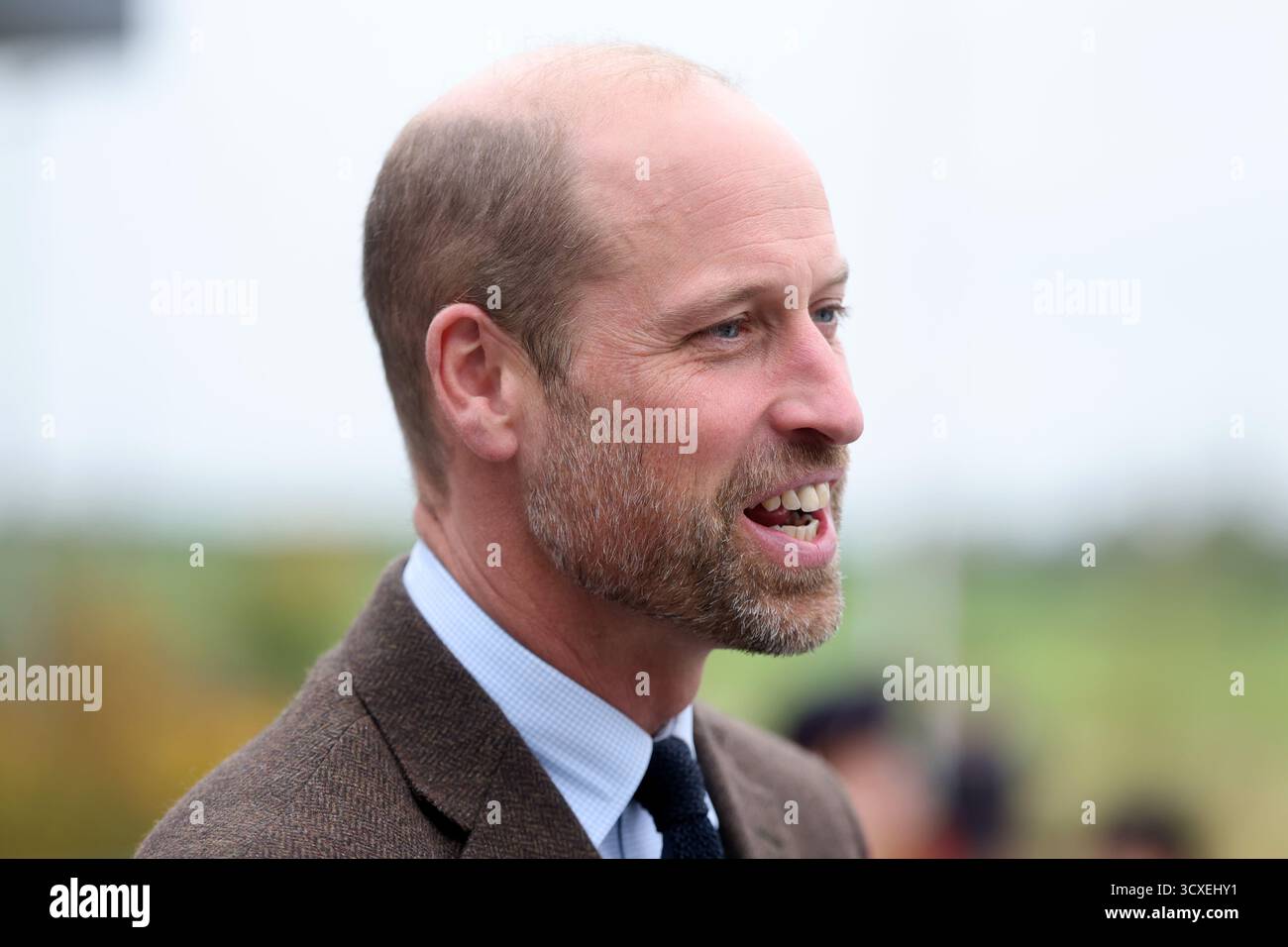 The Prince of Wales during a visit to the Northern Ireland Fire and ...