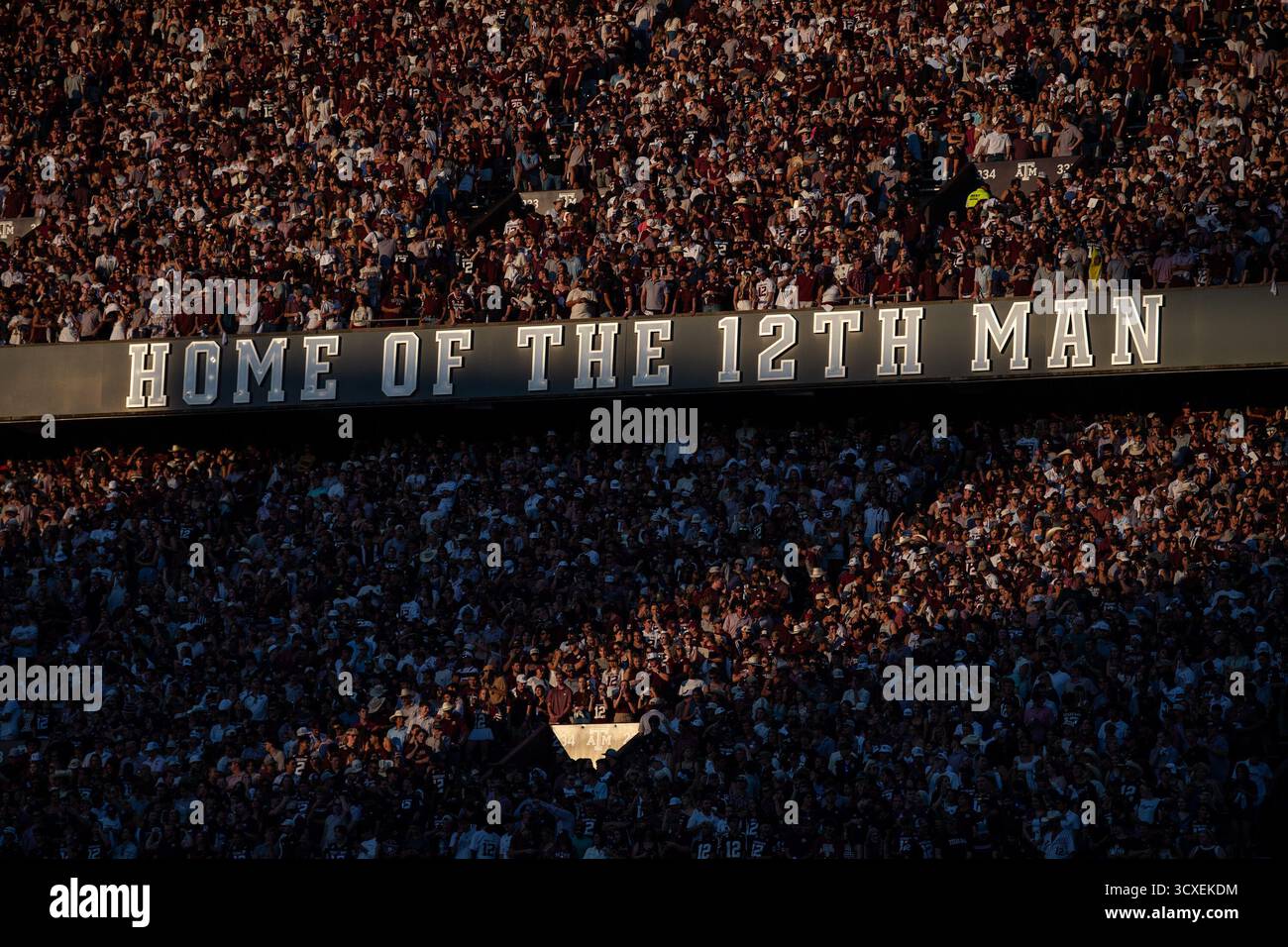 The Texas A&M student action, also known as The 12th Man, against ...