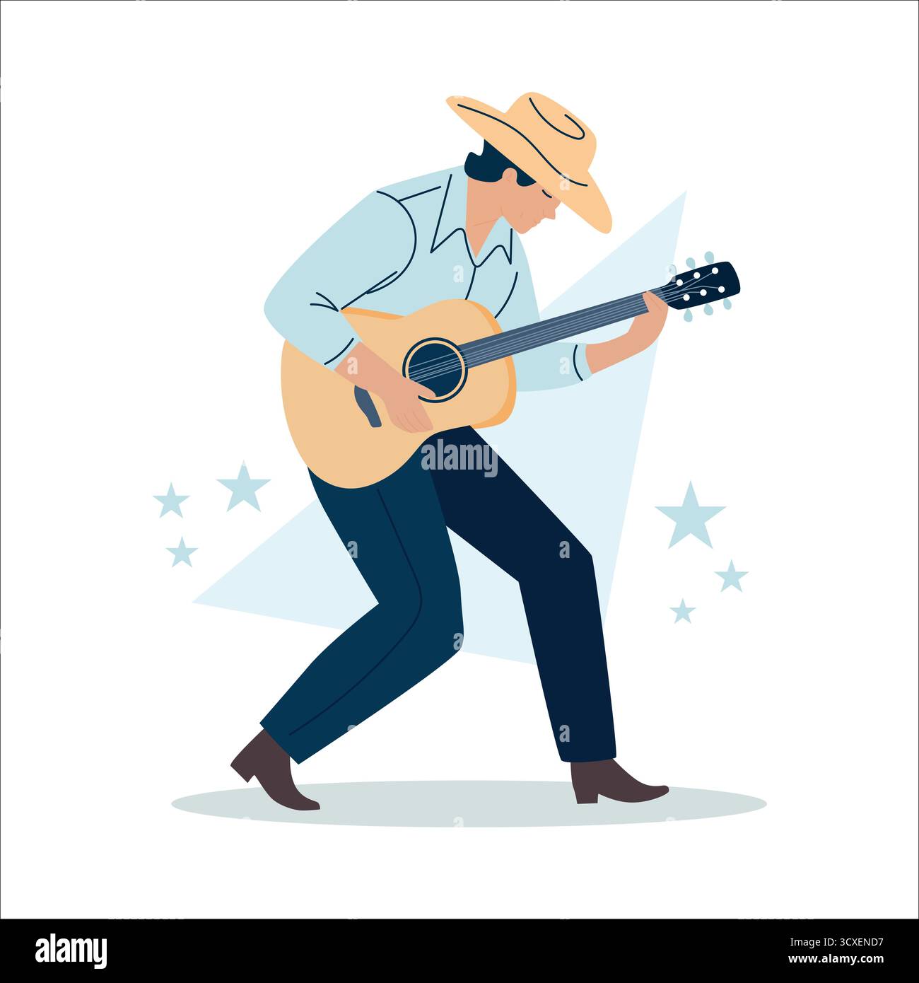 Man western shirt Stock Vector Images - Alamy
